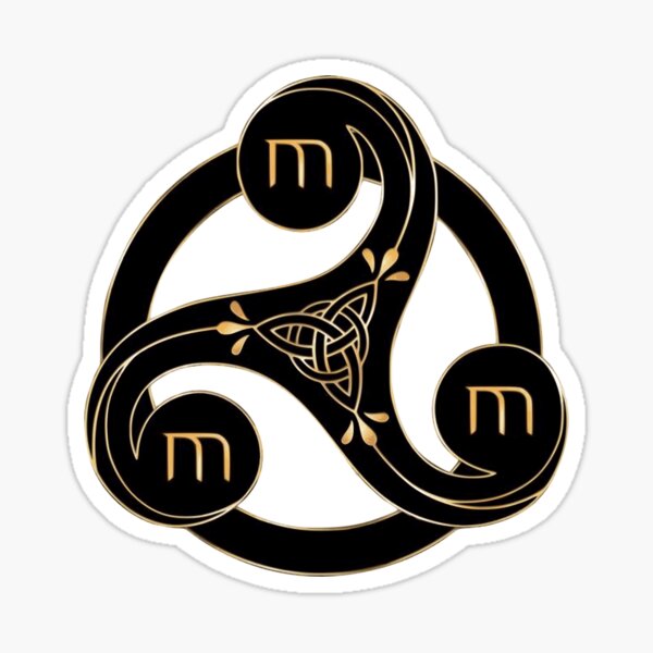 "Merlin-symbol" Sticker for Sale by KikkaT | Redbubble