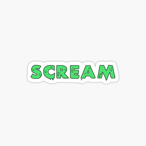 "Scream (1996) Movie Logo" Sticker for Sale by ghostfaces | Redbubble