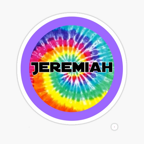 "Custom Jeremiah " Sticker for Sale by wrenviolet33 | Redbubble