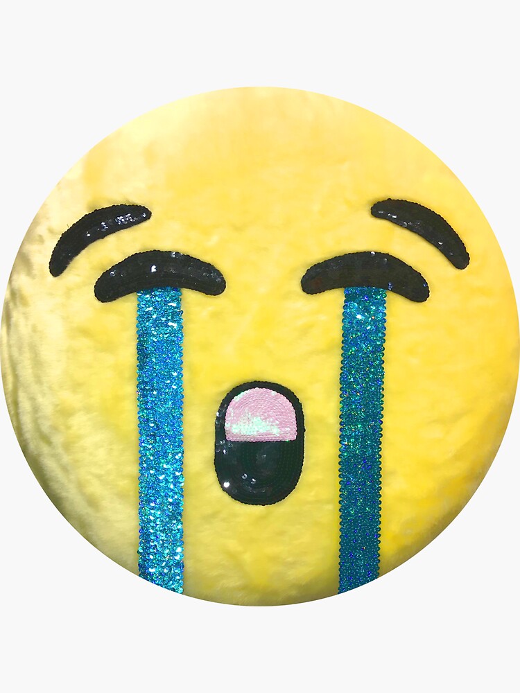 "Sob Emoji" Sticker for Sale by chloetorriart | Redbubble