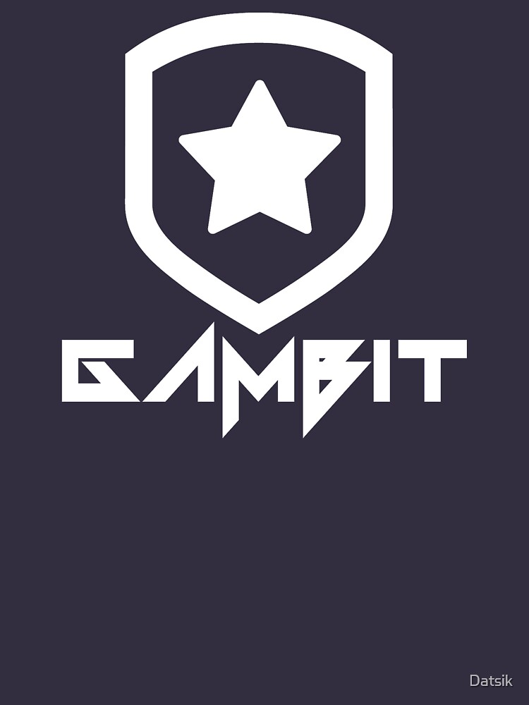 "Gambit Gaming Future Logo (white)" T-shirt for Sale by Datsik ...