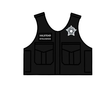 "Jay Halstead Vest" Sticker for Sale by leahgrace7 | Redbubble