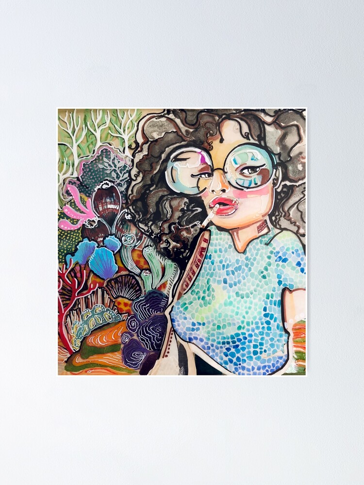 "Sea Nymph" Poster by KahrinB | Redbubble