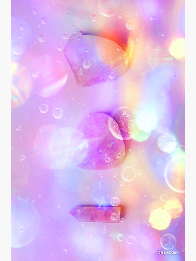 "Crystal Bubbles" Sticker for Sale by banozac | Redbubble