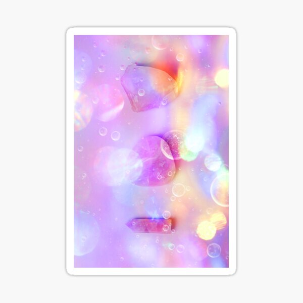 "Crystal Bubbles" Sticker for Sale by banozac | Redbubble