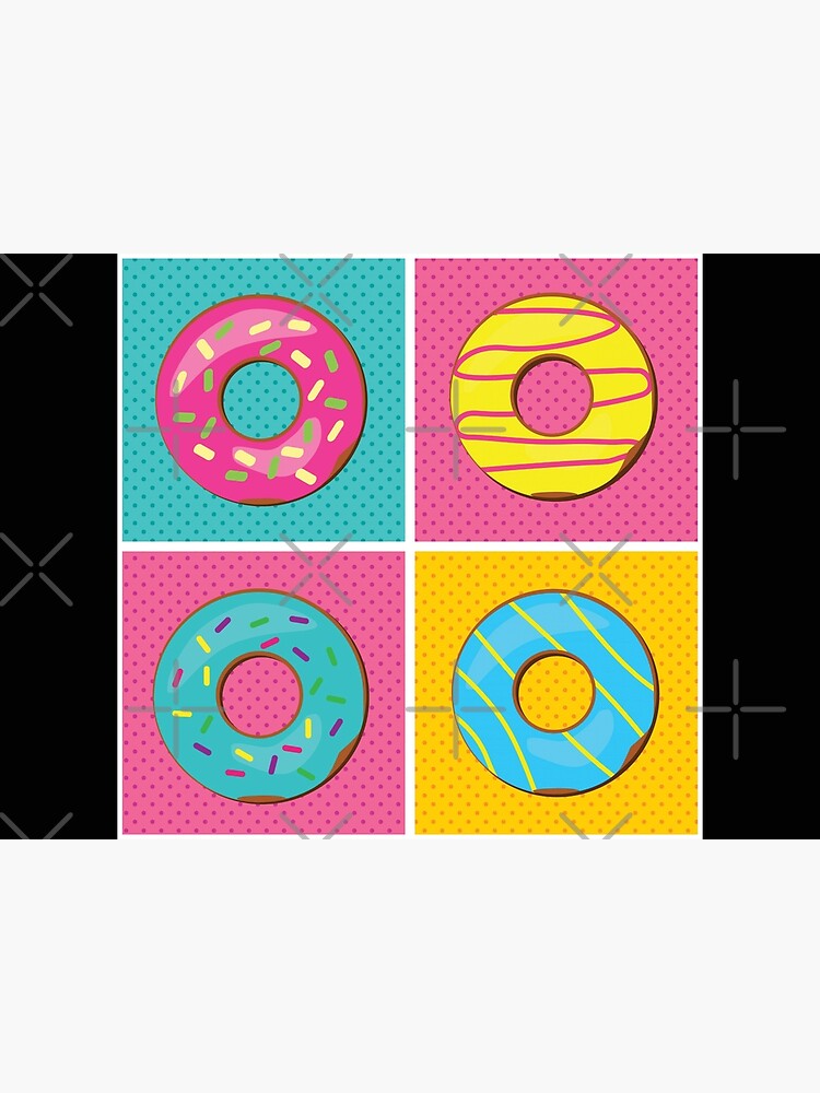 "Donuts pop art" Poster for Sale by Neeyotic | Redbubble