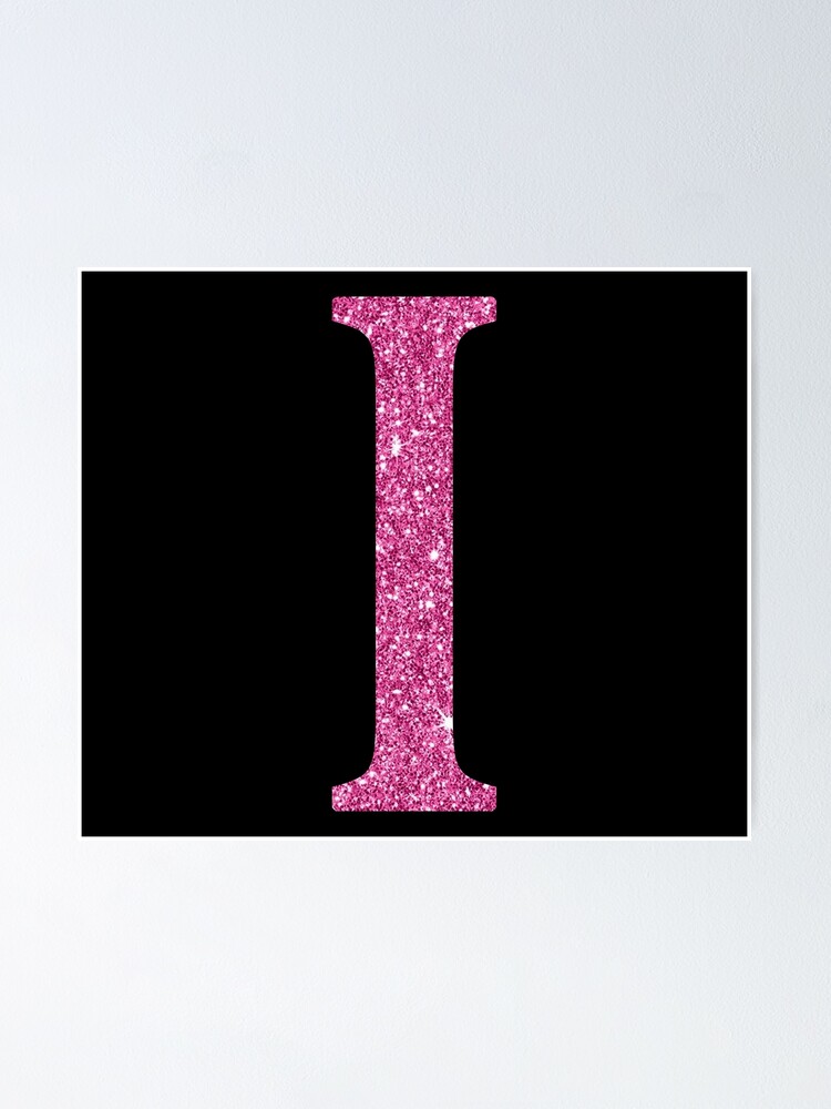 Póster «Letra Glitter Rosa I» de DevineDesignz | Redbubble