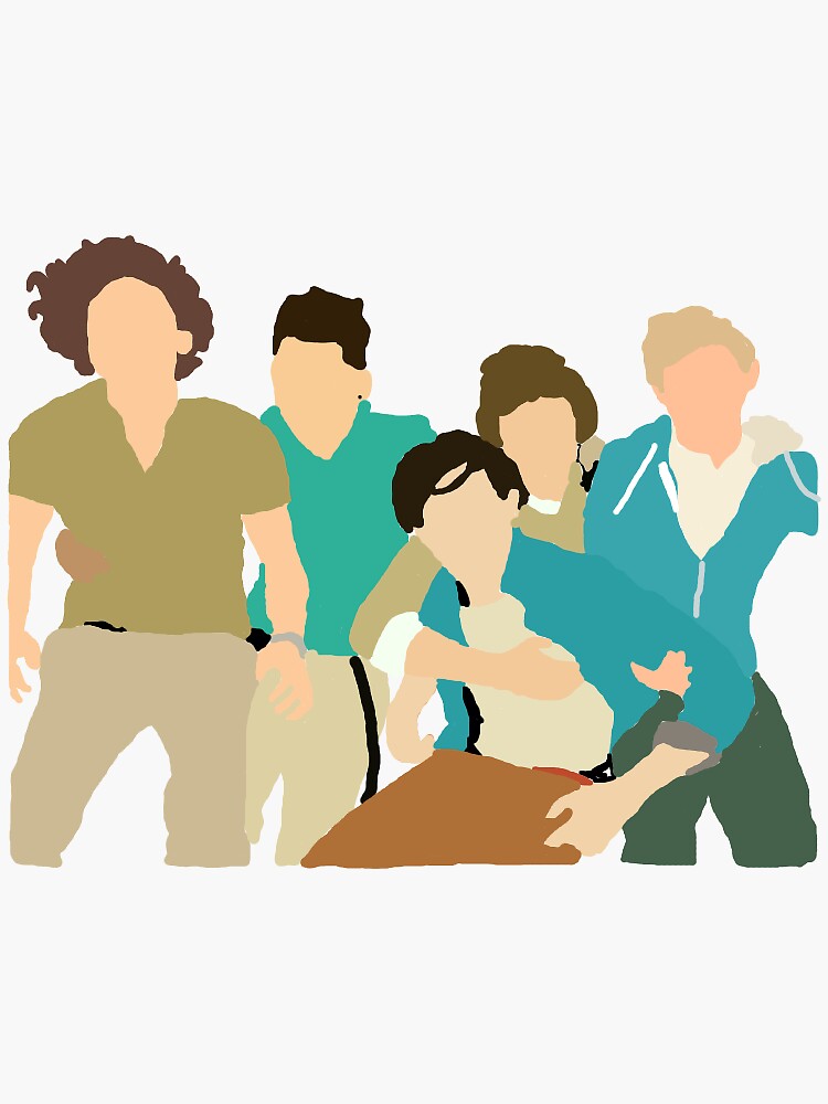 "one direction "up all night" cover" Sticker by lydia-dall | Redbubble