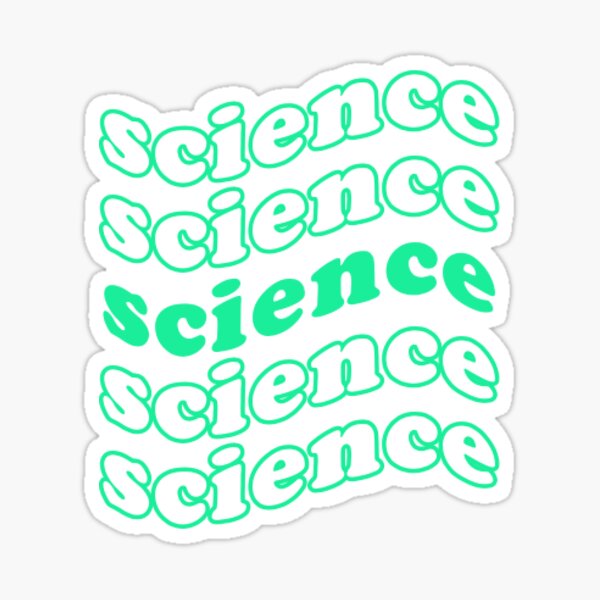 "Science School Subject" Sticker for Sale by elliecanhoto | Redbubble