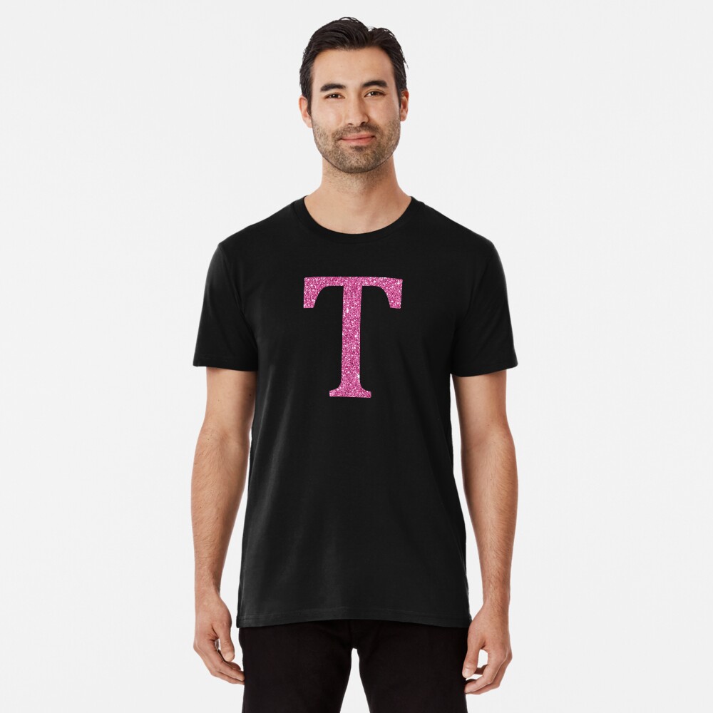 "Pink Glitter Letter T" Sticker for Sale by DevineDesignz | Redbubble