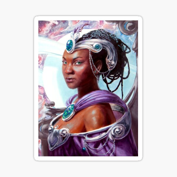 "Nebulous Oracle" Sticker for Sale by Carly-Milligan | Redbubble