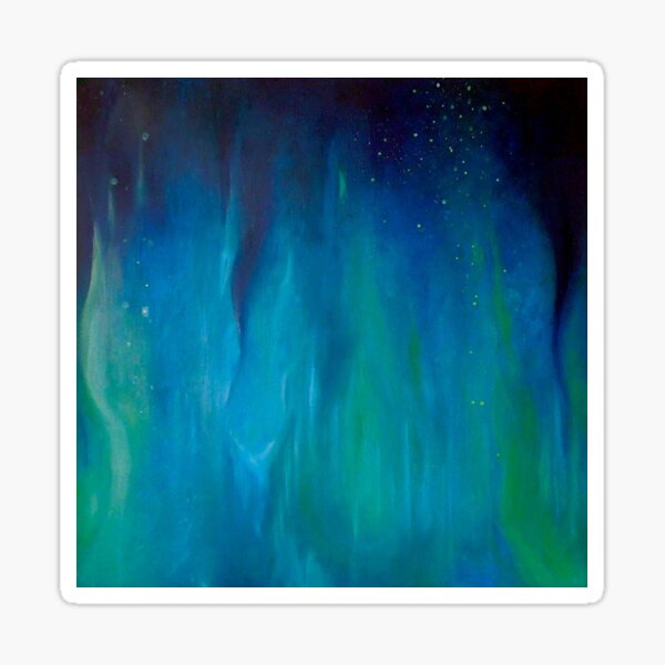"Aurora Smoke" Sticker by chloetorriart | Redbubble