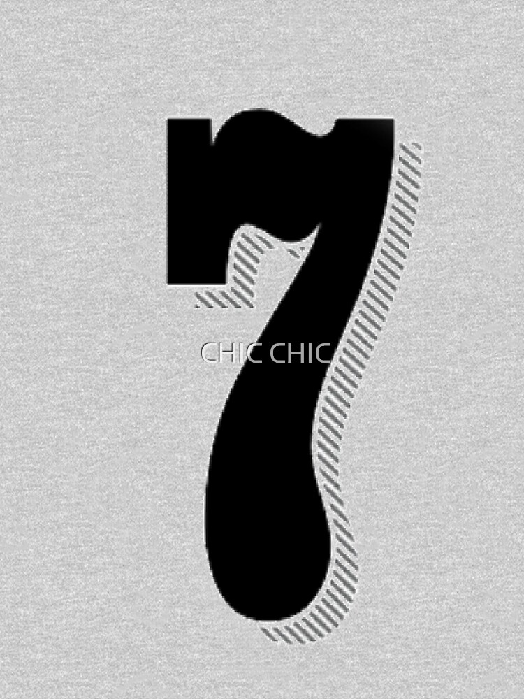 "7 Seven: The strange number" T-shirt for Sale by hicham69am ...