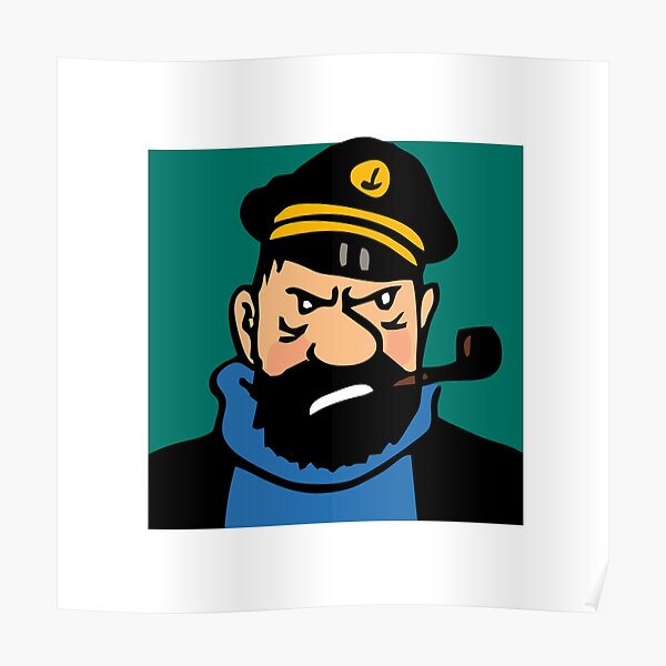 Captain Haddock Posters | Redbubble