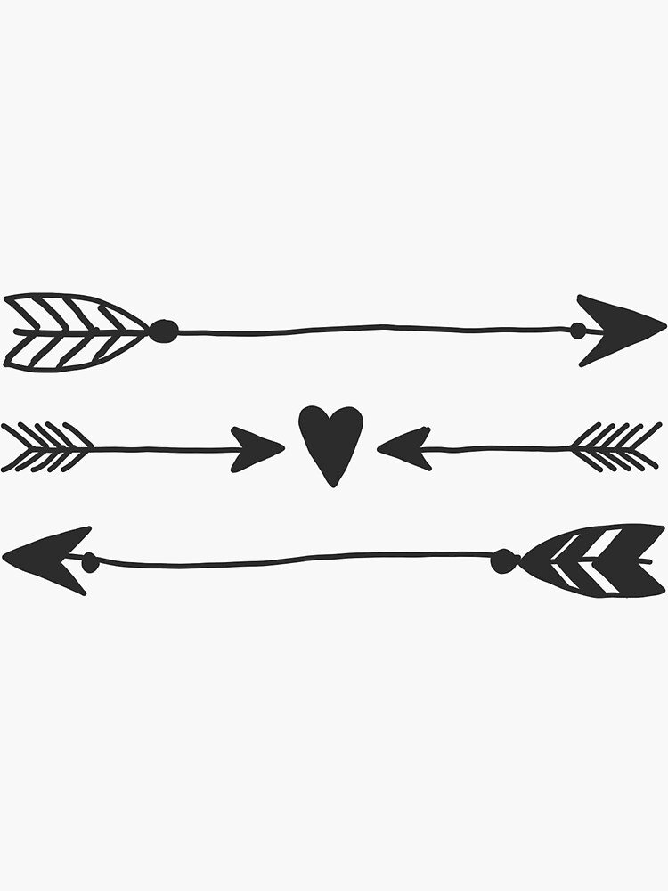 "Basic arrow sticker pack" Sticker for Sale by ivorystickers | Redbubble