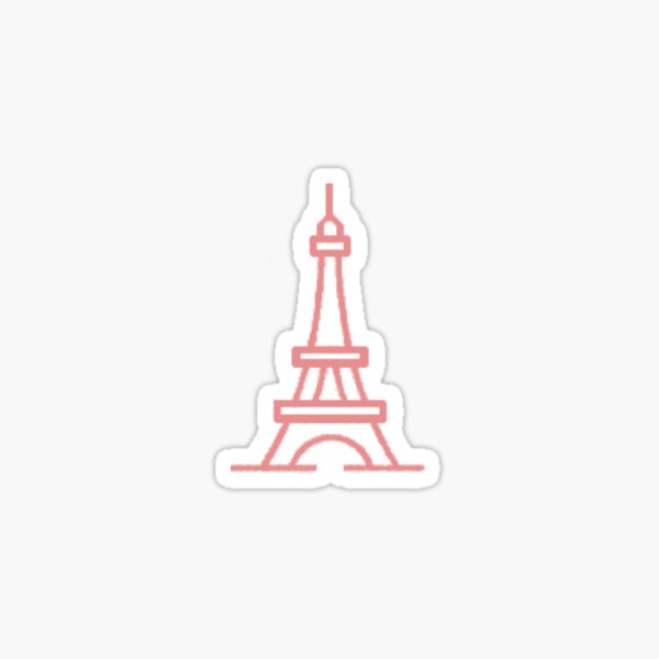 "Eiffel Tower" Sticker for Sale by emach3 | Redbubble