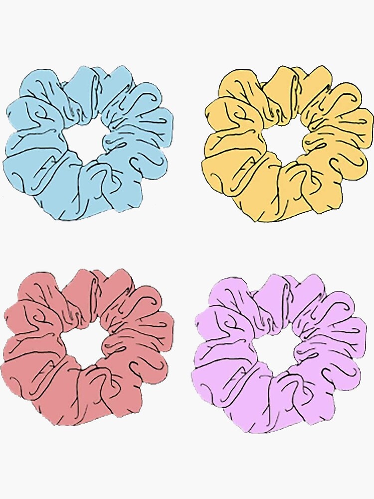 "Scrunchie Sticker Pack" Sticker by CTdesigns5 | Redbubble