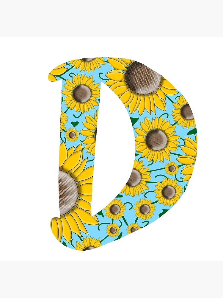 "Sunflower D" Poster by kaimarbe | Redbubble