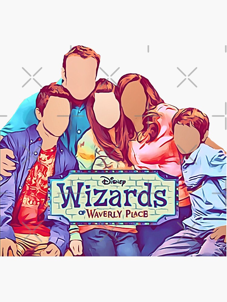 "Wizards of Waverly Place" Sticker for Sale by mcamore | Redbubble