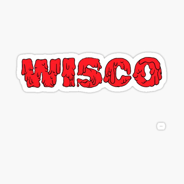 "WISCO MELTING " Sticker for Sale by ava-olivia | Redbubble