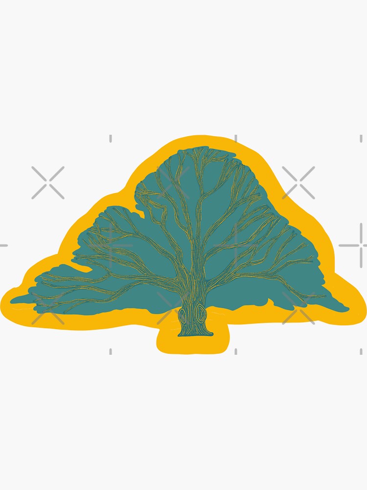 "Oak Tree Sticker" Sticker by MissRsCorner | Redbubble