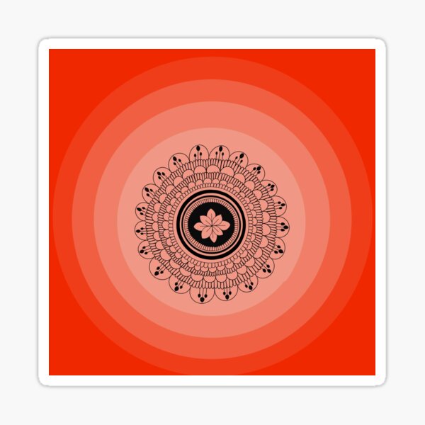 "Mandala Rhythms " Sticker by navya | Redbubble