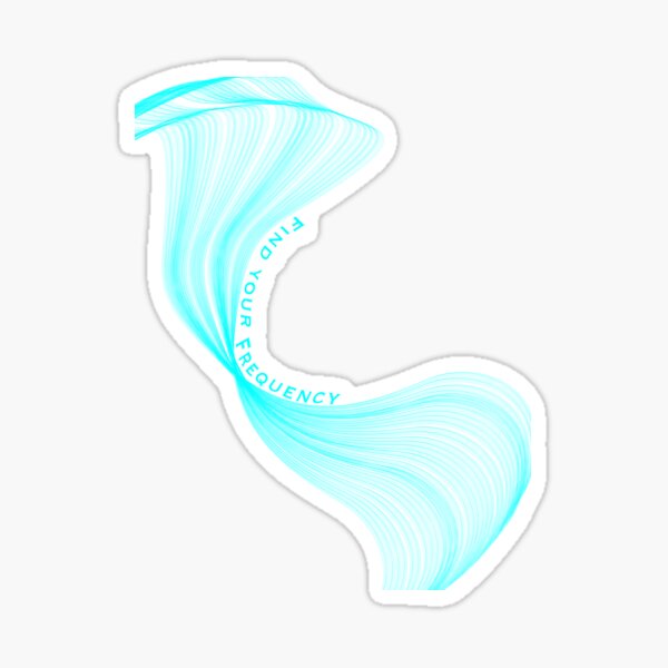 "Find Your Frequency " Sticker by soulcrib | Redbubble