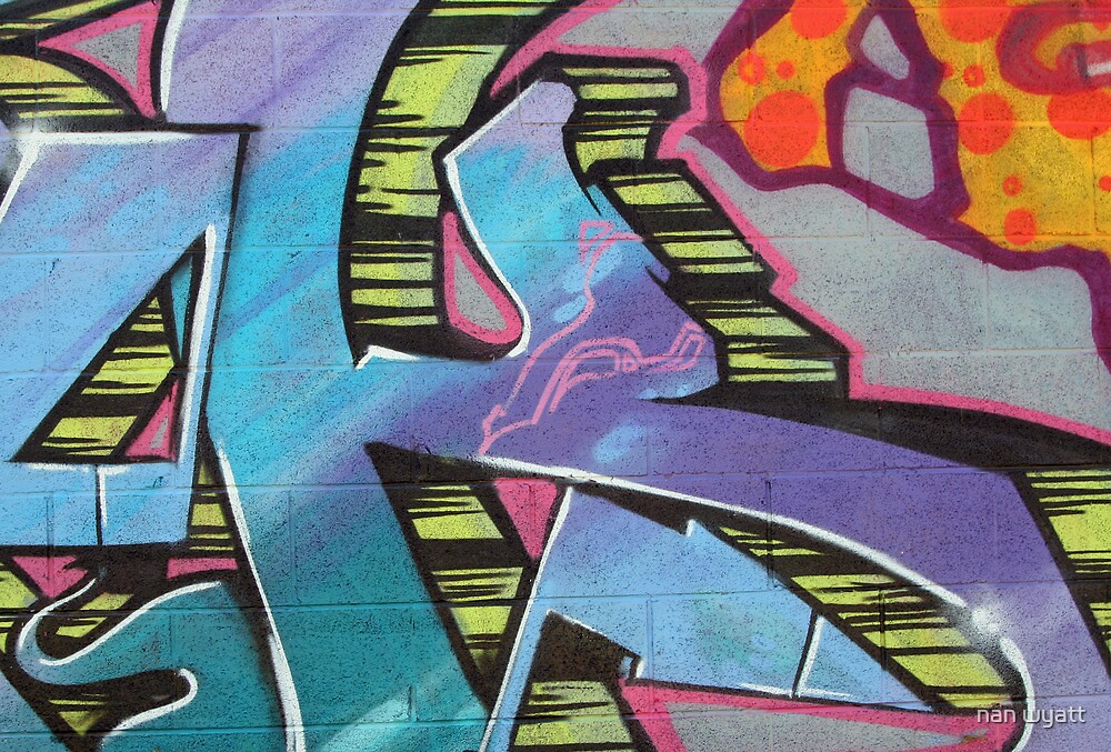 "graffiti 30" by nan wyatt | Redbubble