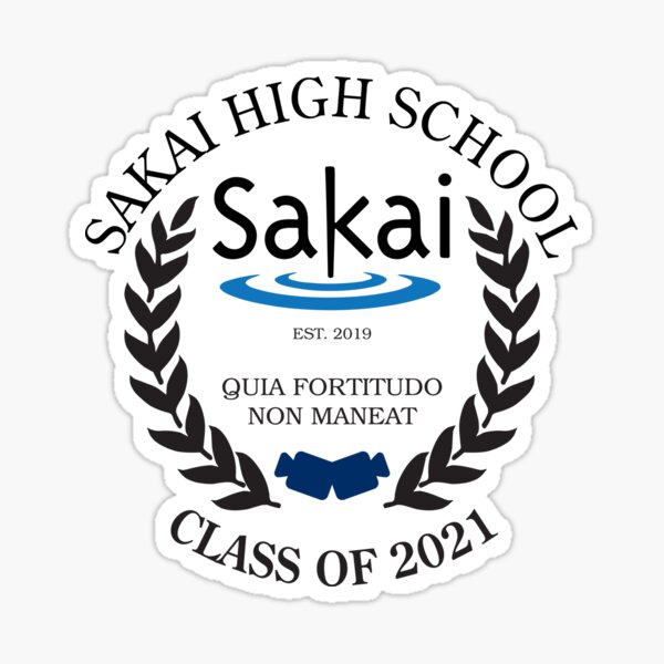 "Sakai High School - Class of 2021" Sticker for Sale by brainthought ...