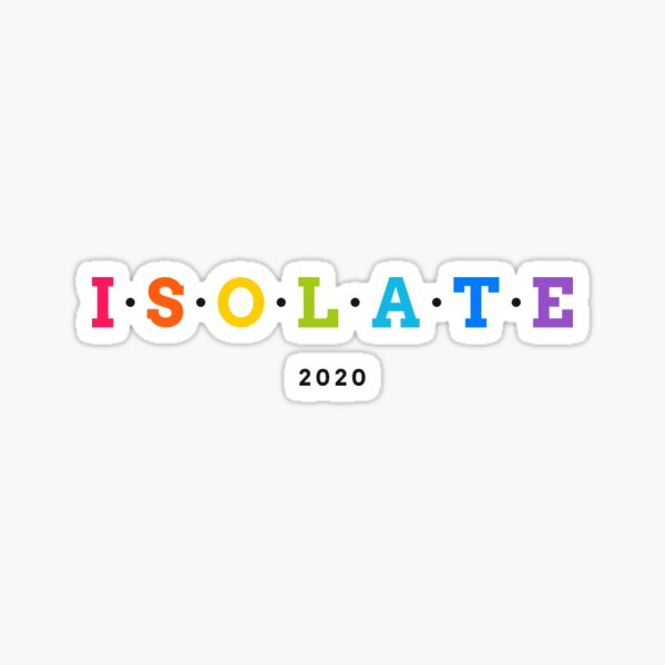 "ISOLATE" Sticker for Sale by WallyYT | Redbubble