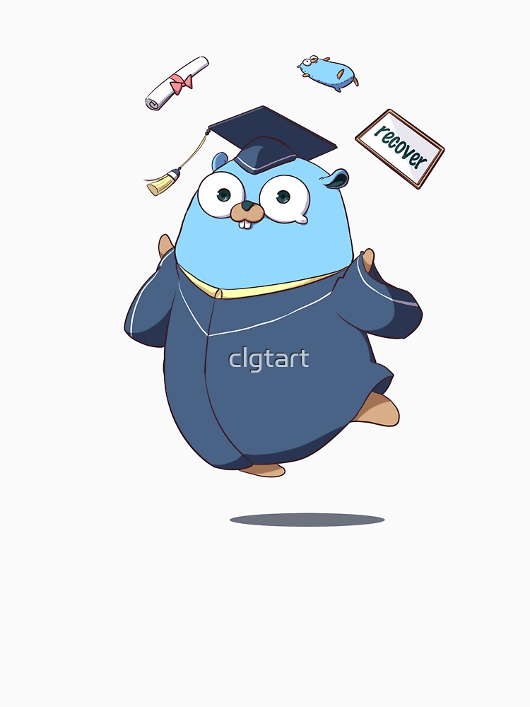 Golang Gopher Go Recover T Shirt By Clgtart Redbubble