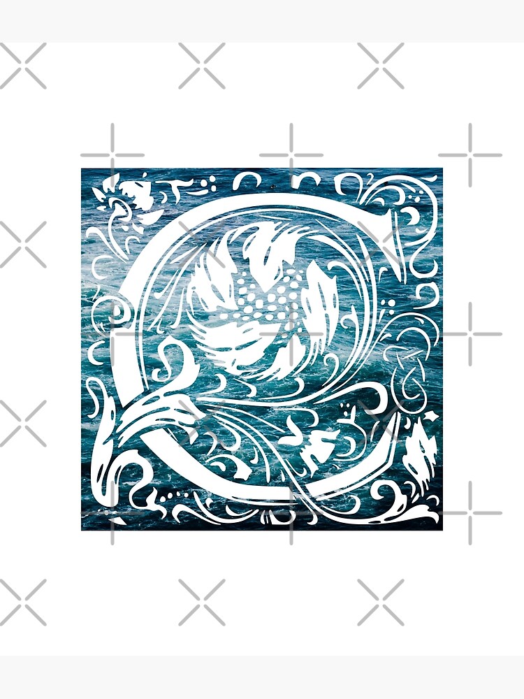 Póster «La letra C de las olas del océano» de yacine12353 | Redbubble