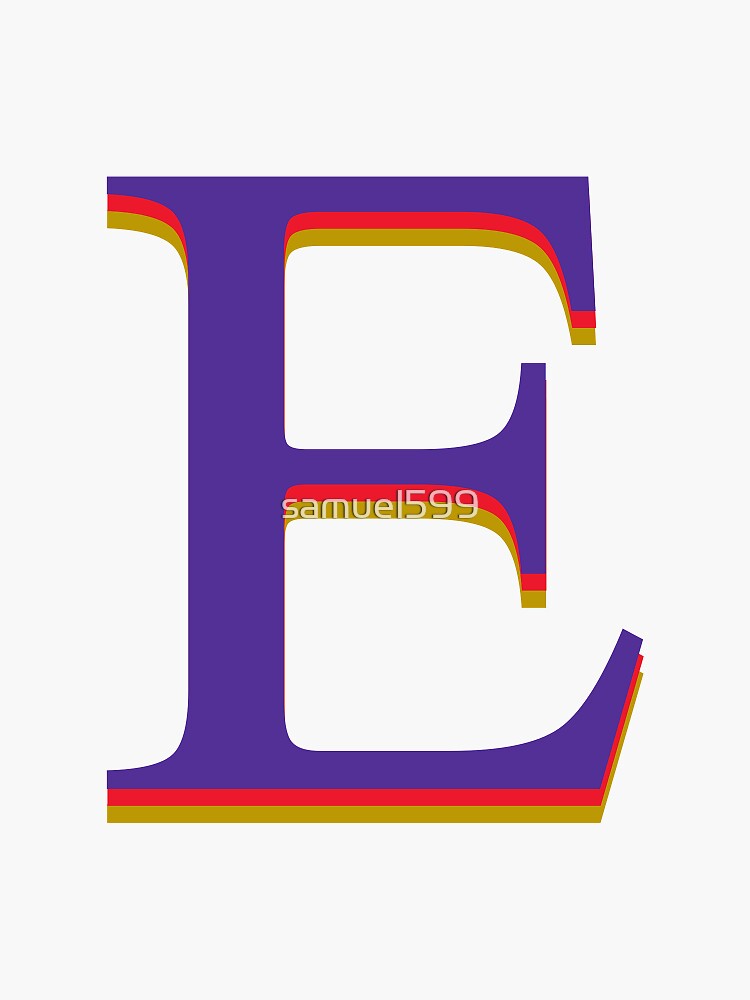 "Epsilon Greek letter sticker " Sticker by samuel599 | Redbubble