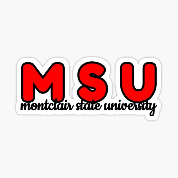 "montclair state university" Sticker for Sale by danielleblack04 ...