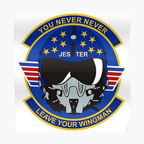 "US Navy You Never Never Leave Your Wingman Patch Sticker" Poster by ...
