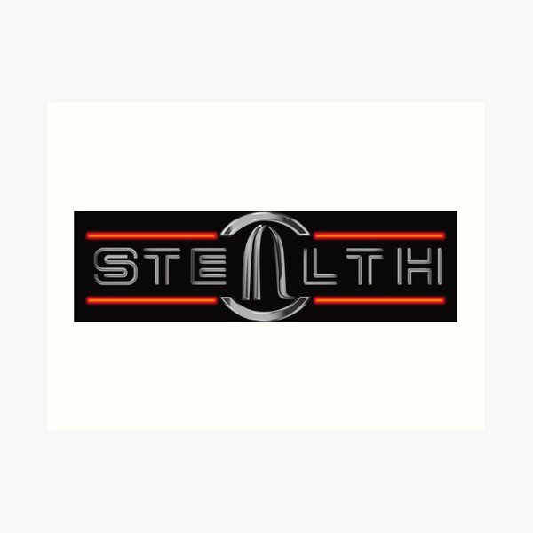 "Stealth Logo Design" Art Print for Sale by carowindsfanson | Redbubble