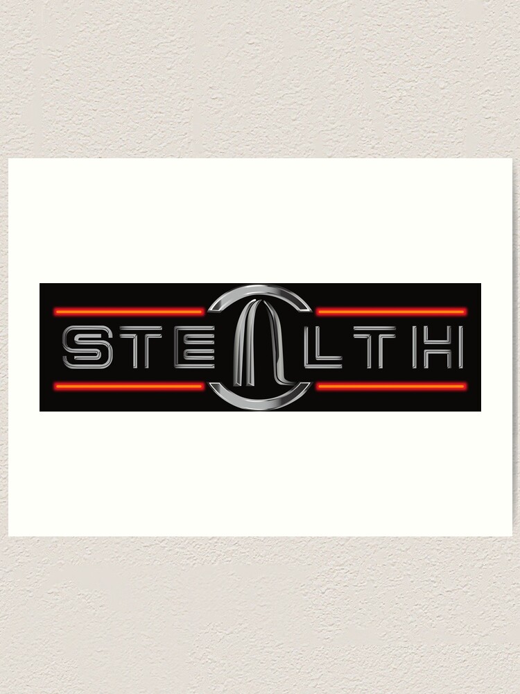 "Stealth Logo Design" Art Print for Sale by carowindsfanson | Redbubble