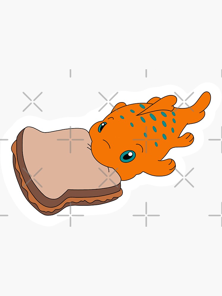 "Pudge the Fish" Sticker for Sale by maddieh43 | Redbubble
