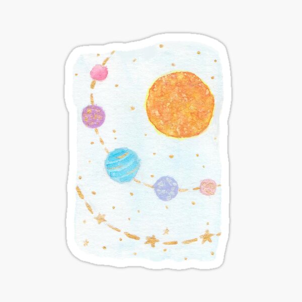 "An Adorable Miniature Pastel Galaxy" Sticker for Sale by TintedPapers ...
