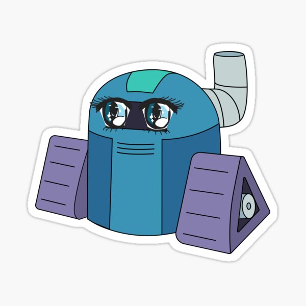 "Anime Jethro the Boxbot" Sticker for Sale by Shleemies | Redbubble