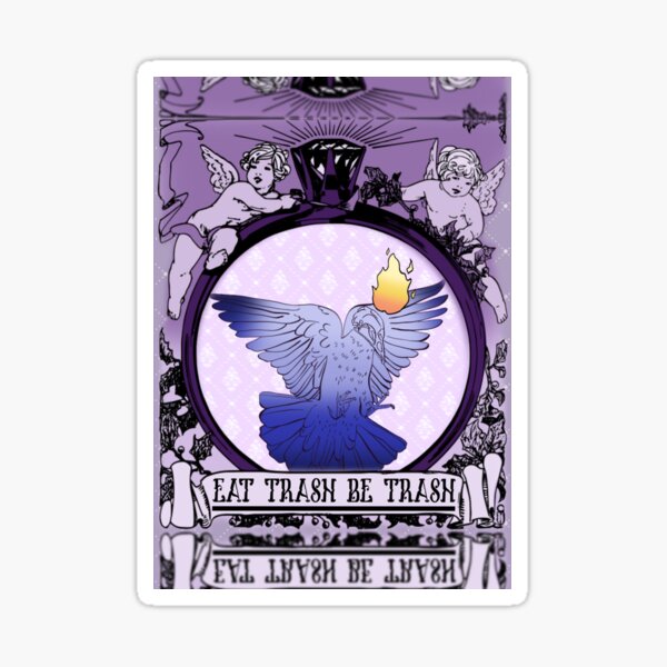 "Eulogy of the Unrefined" Sticker for Sale by The-Nekomancer | Redbubble