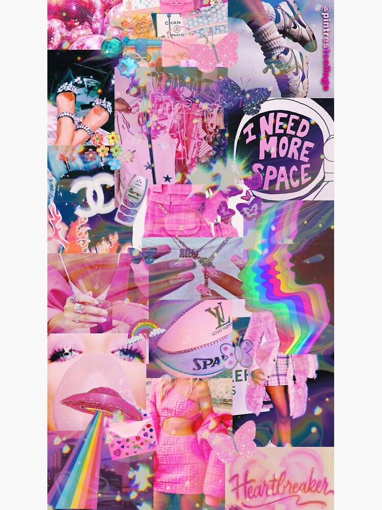 "early 2000's collage" Sticker for Sale by pintrestcollage | Redbubble