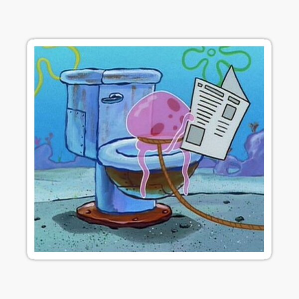 "Spongebob Sticker" Sticker for Sale by strangefan | Redbubble