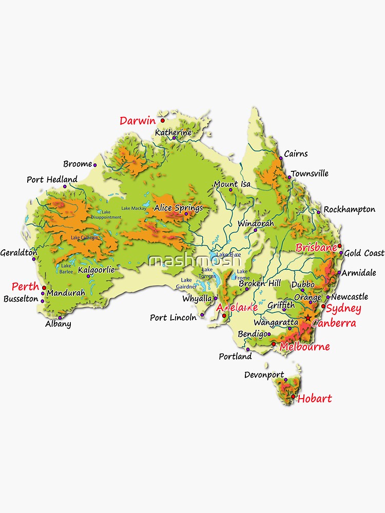 Physical Map Of Melbourne Australia Climatic Anomalies Archives