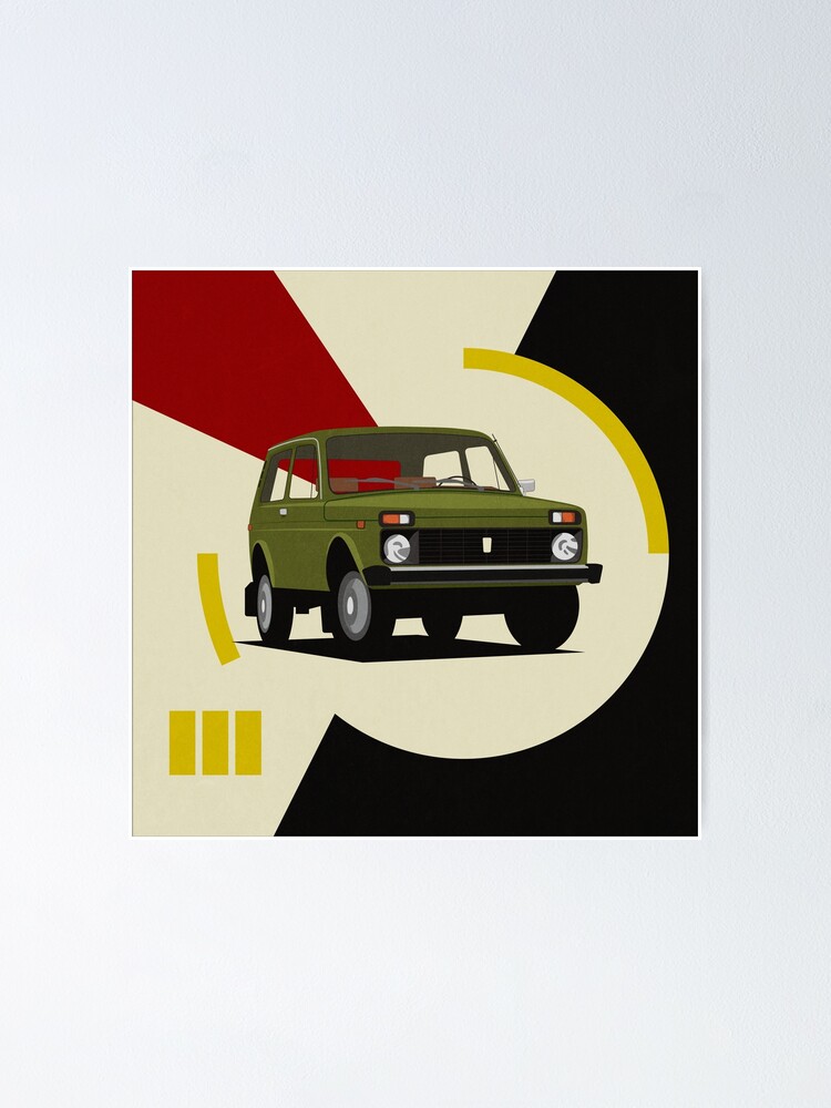 "Lada Niva" Poster by Doug1234 | Redbubble