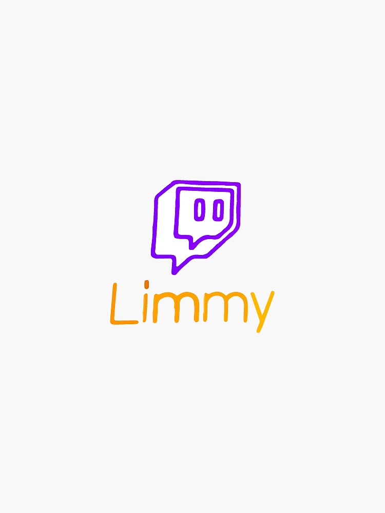 "Limmy Twitch neon sign" Sticker for Sale by LizardQueen90 | Redbubble