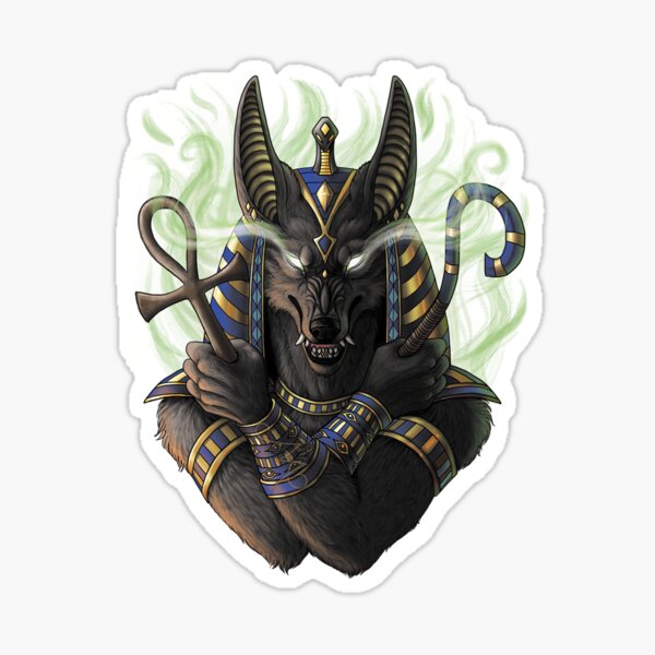"Anubis" Sticker for Sale by koviacc | Redbubble