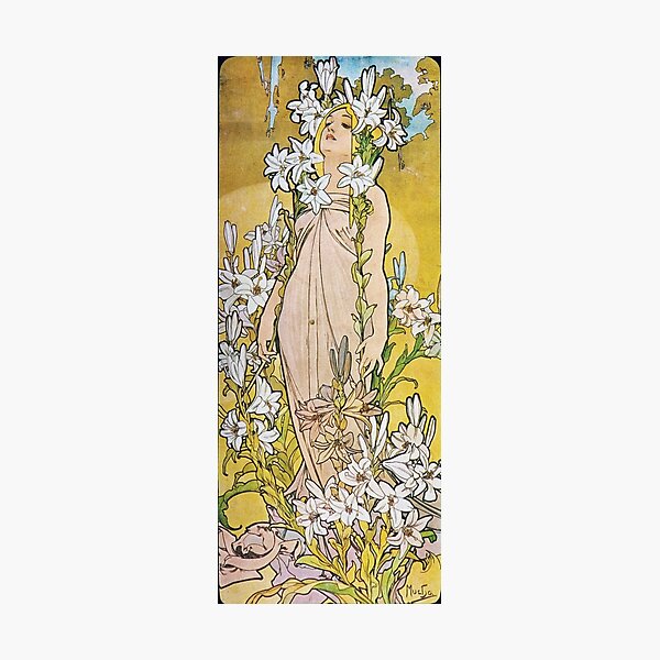 "Alphonse Mucha - Lily" Photographic Print by artcenter | Redbubble