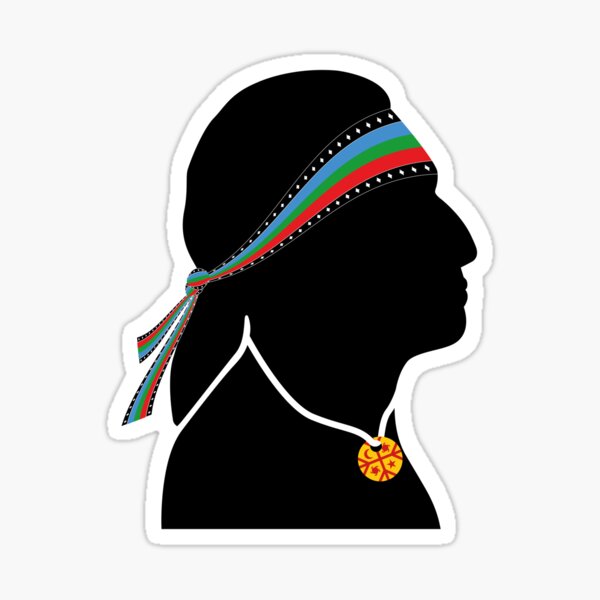 "Mapuche Indio Nativo" Sticker by ElPato | Redbubble