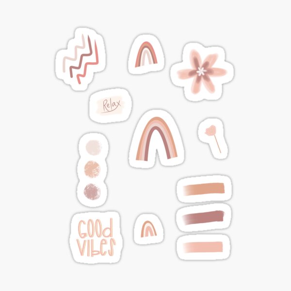 "Boho sticker set" Sticker for Sale by sillesolco | Redbubble